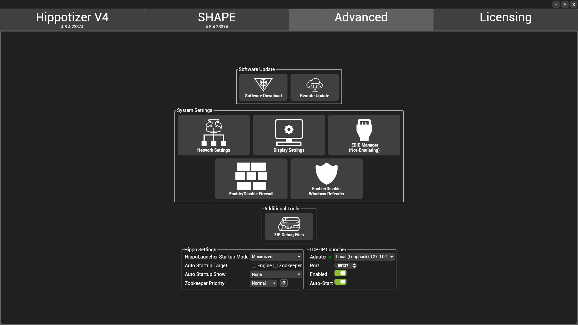Configuring networked Hippotizer hosts – Green Hippo Support